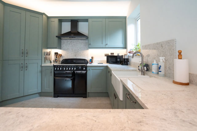 Belsay Woodgrain Reed Green | Real Projects