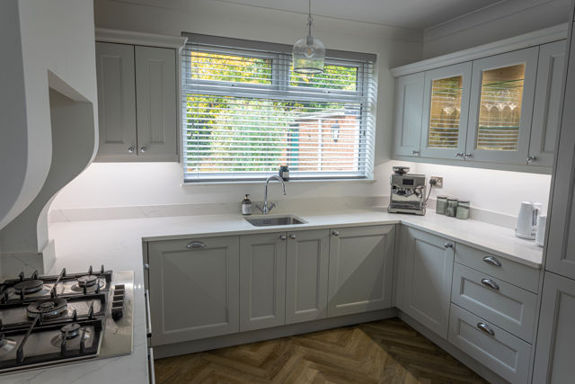 Mornington Beaded Dove Grey and Hartforth Blue | Real Projects