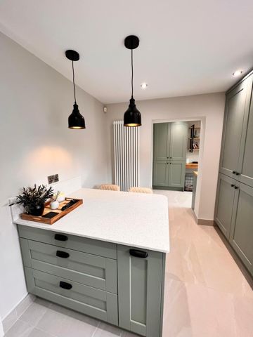 Belsay Smooth Reed Green | Real Projects