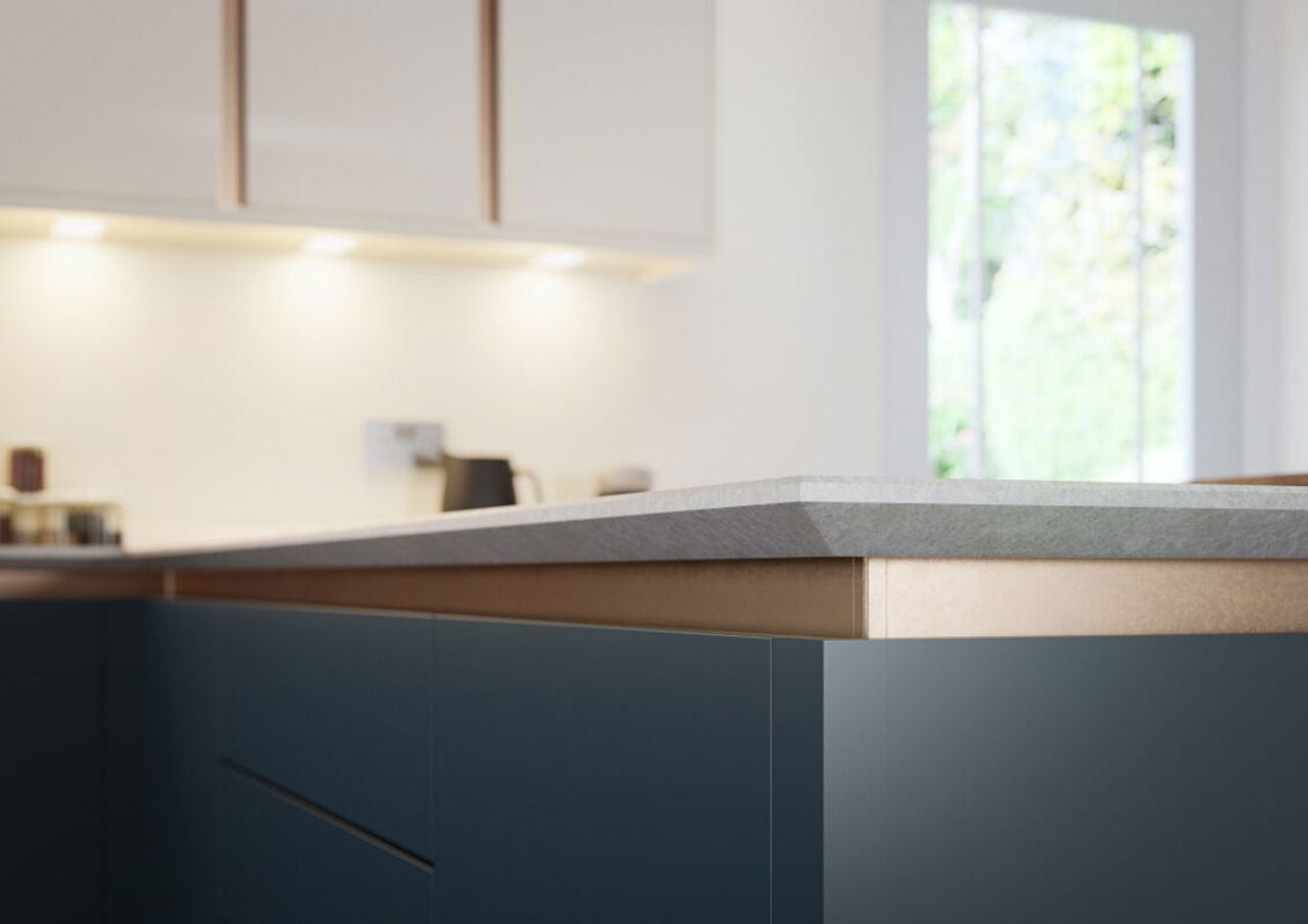 Kitchen Handleless Trims | Aluminium, Graphite & White