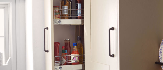Pull Down Larder Units. Kitchen Pull Out Storage