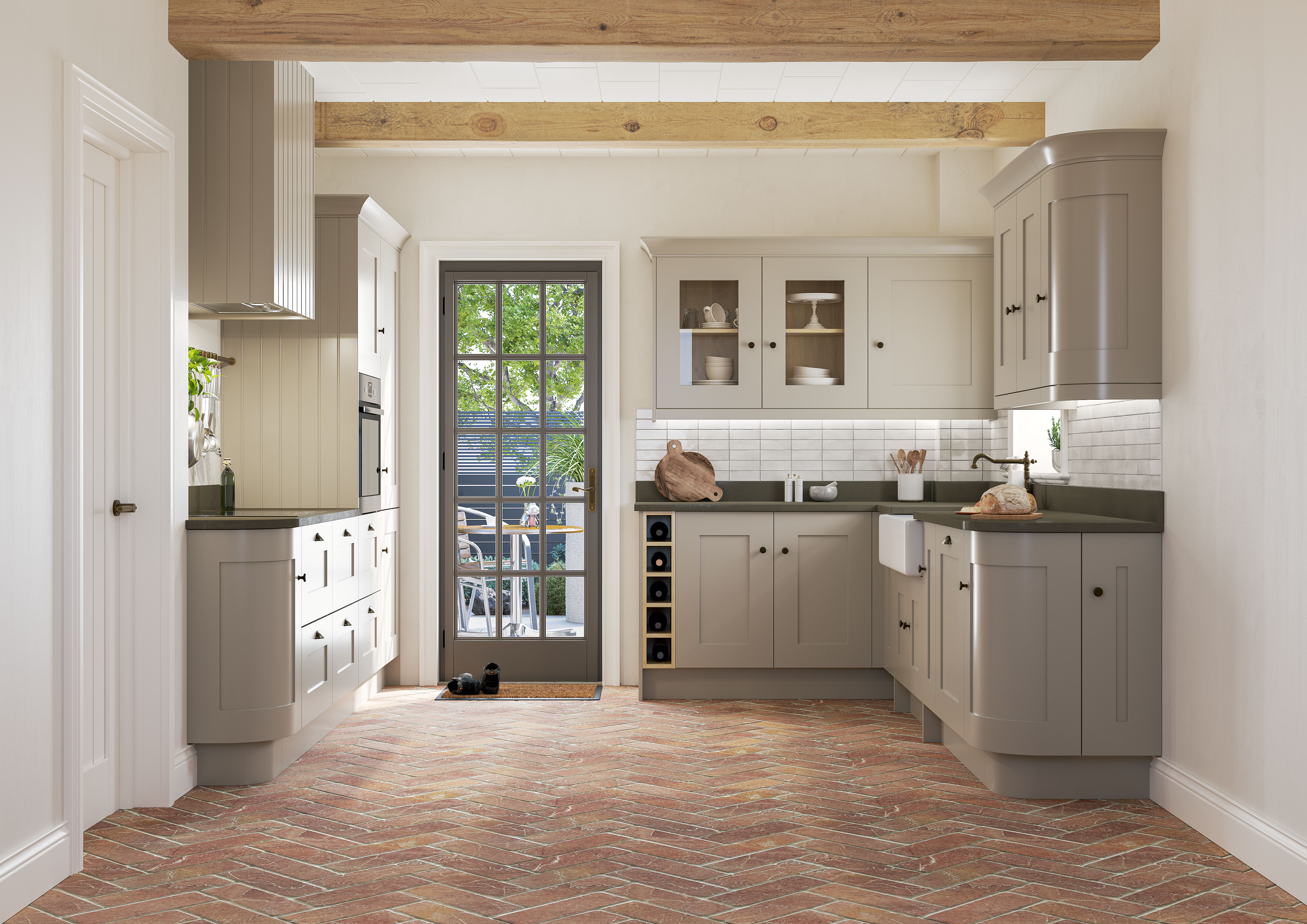 Fitzroy Kitchens | Painted Shaker Kitchen | Second Nature