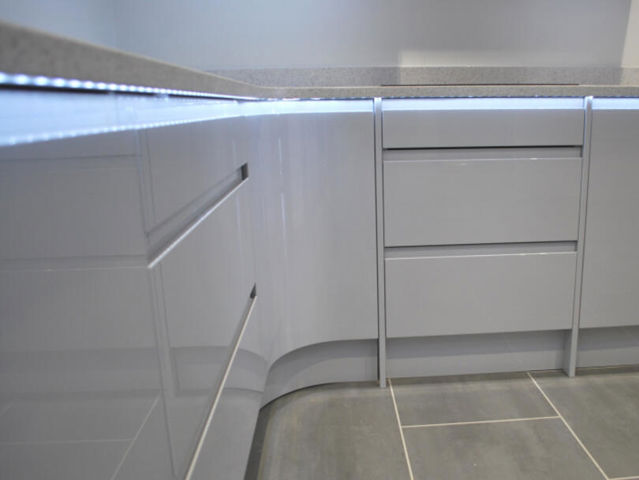 Remo Dove Grey Kitchen & White | Kitchens By Dexter | Real Projects
